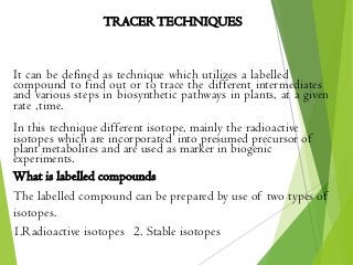Radioactive isotopes in the investigation of biogenetic studies | PDF