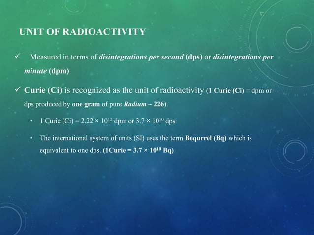 Radio active labeling | PPTX | Chemistry | Science