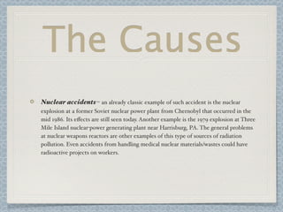 Radioactive pollution | KEY