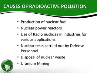 Radioactive pollution | PPTX