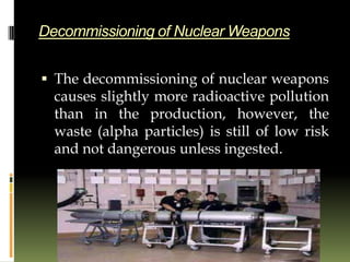 Causes Of Radioactive Pollution