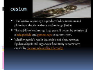 Radioactive pollution | PPTX