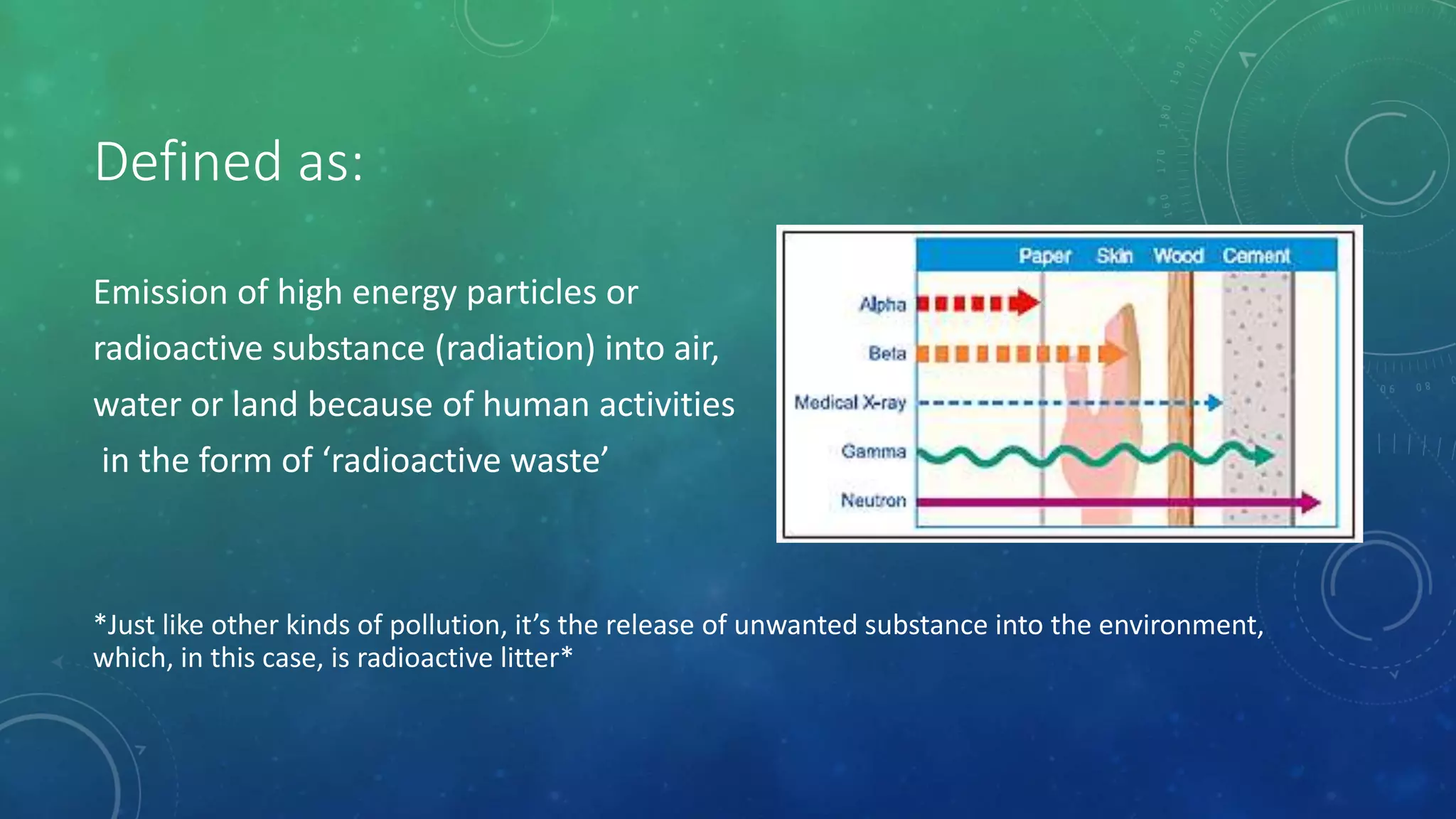Radioactive pollution | PPT