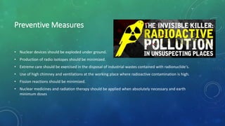 Radioactive pollution | PPT
