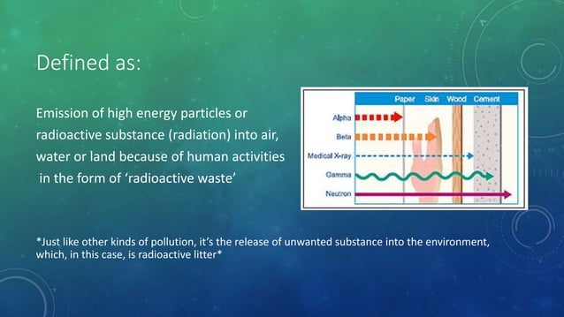 Radioactive pollution | PPT
