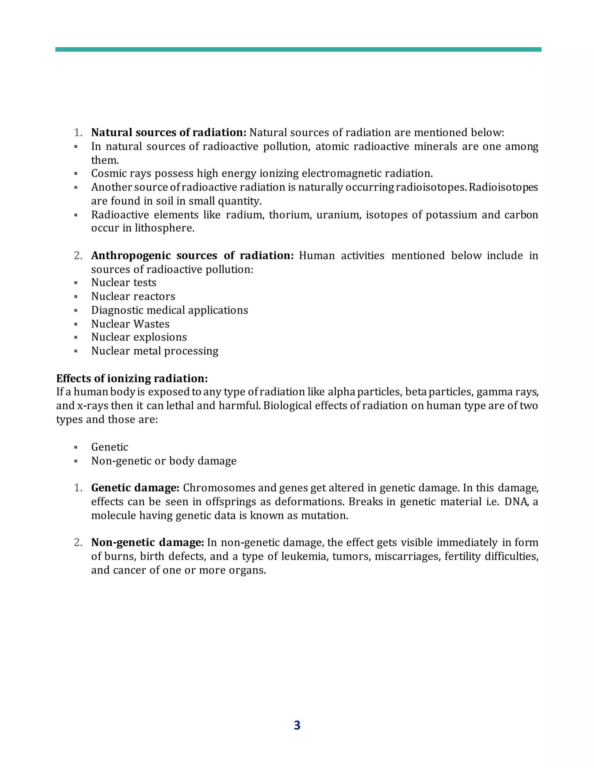 Environmental Pollution | DOCX