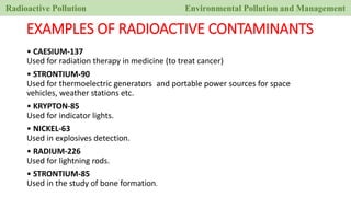 Radioactive pollution | PDF