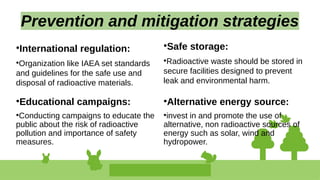 radioactive pollution.pptx in of a radioactive ☢️ is | PPTX