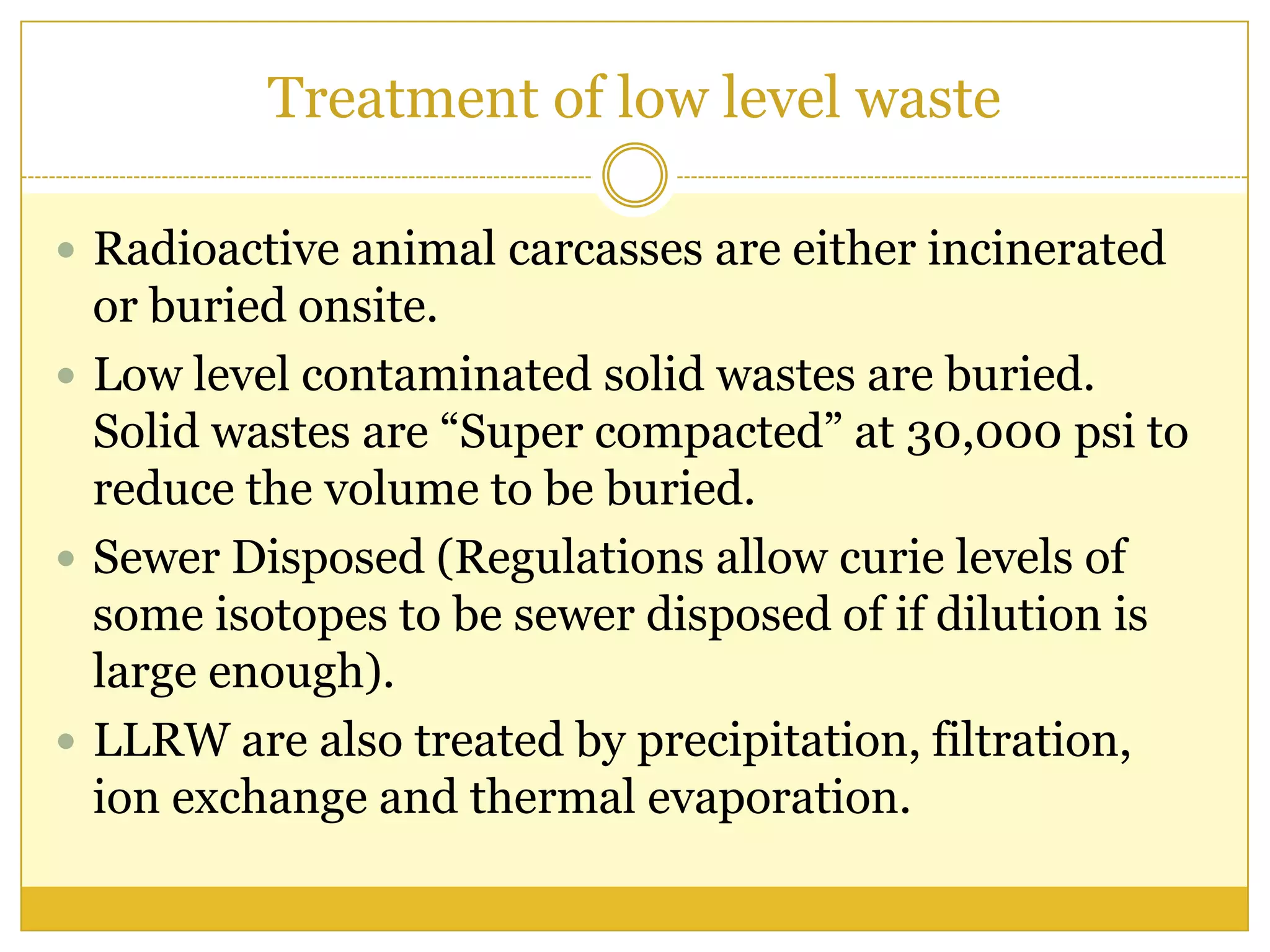 Seminar on Radioactive Waste Presentation | PPTX