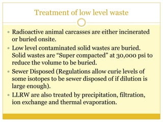 Seminar on Radioactive Waste Presentation | PPTX