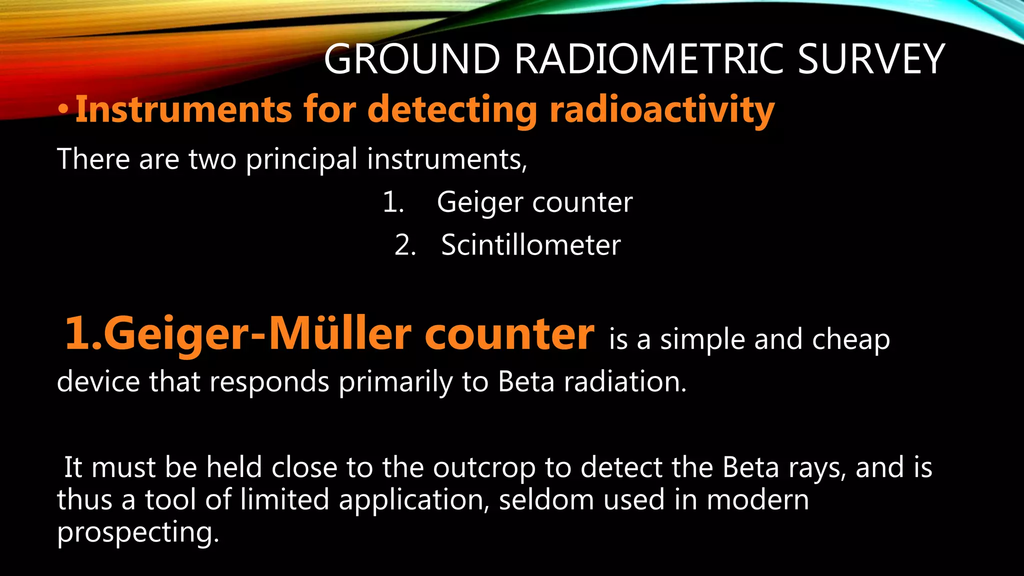 Radioactive Survey | PPTX