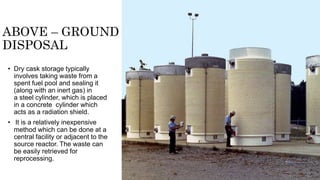 Radioactive waste management | PPTX