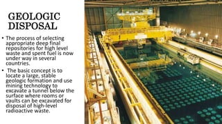 Radioactive waste management | PPTX
