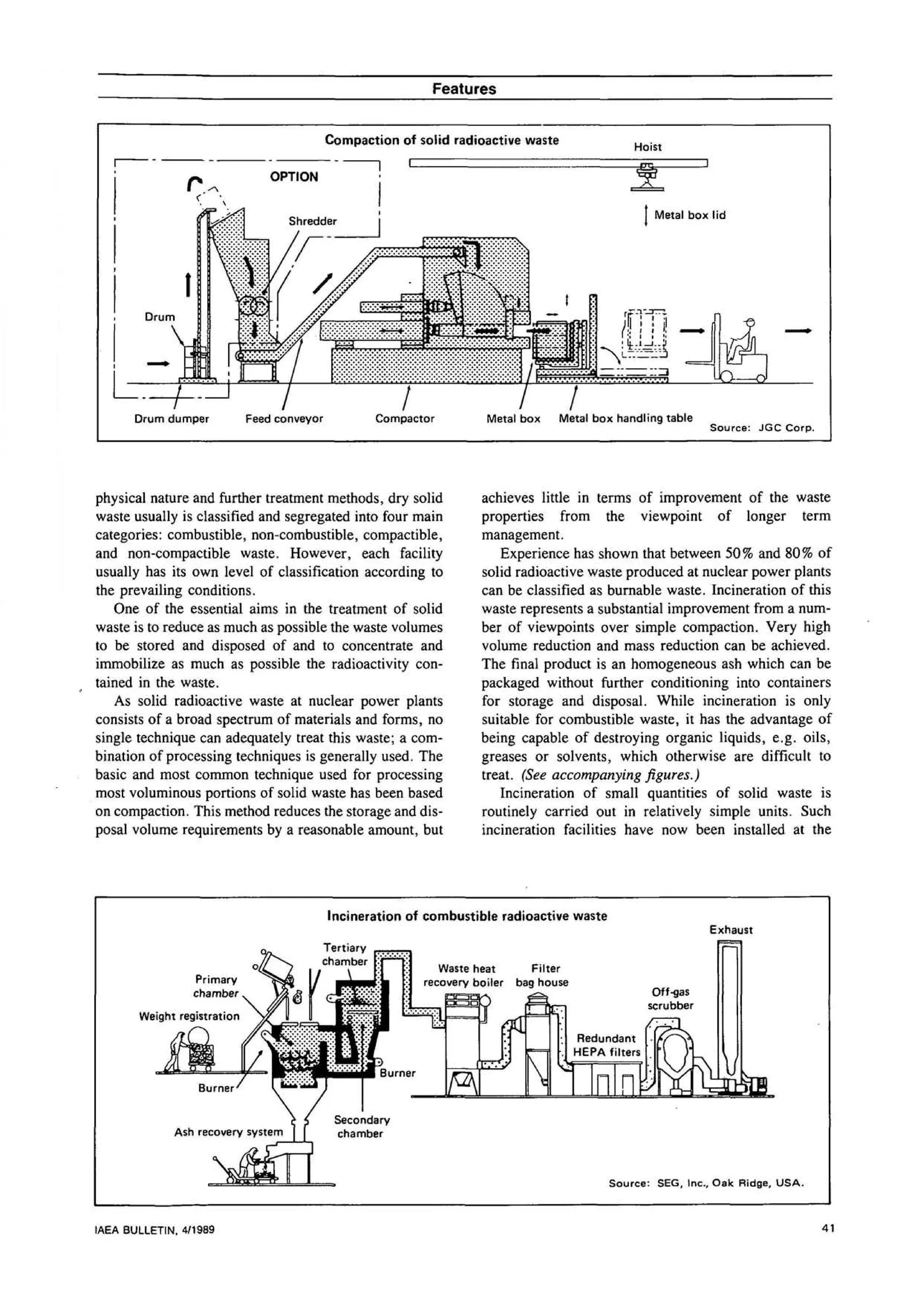 Radioactive waste management nuclear plants for class | PDF
