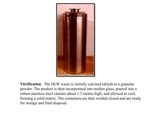 Radioactive wastes and management | PPT