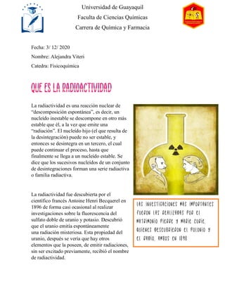Radioactividad | PDF