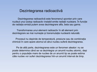 Radioactivitatea | PPTX