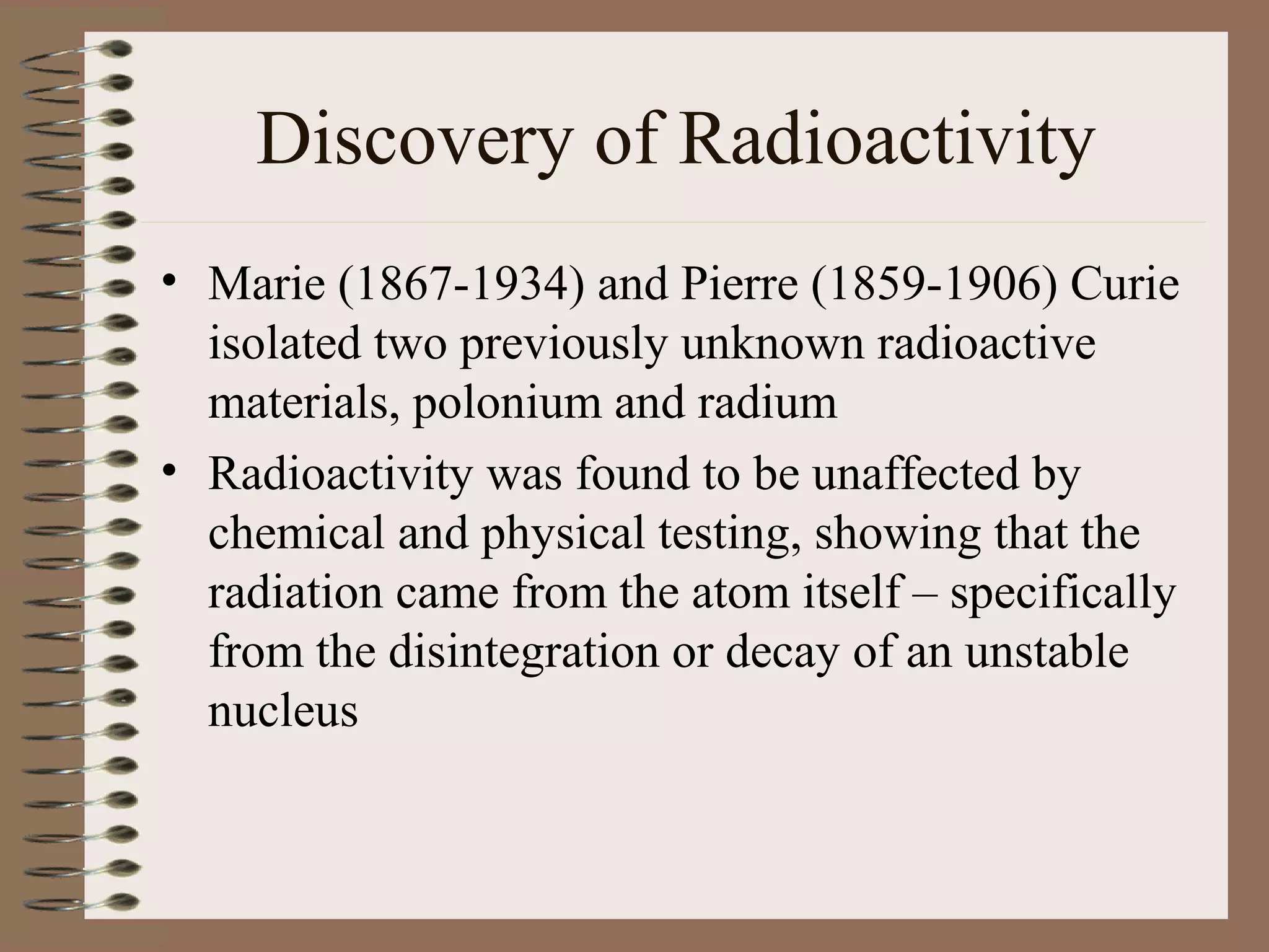 Radioactivity | PPT