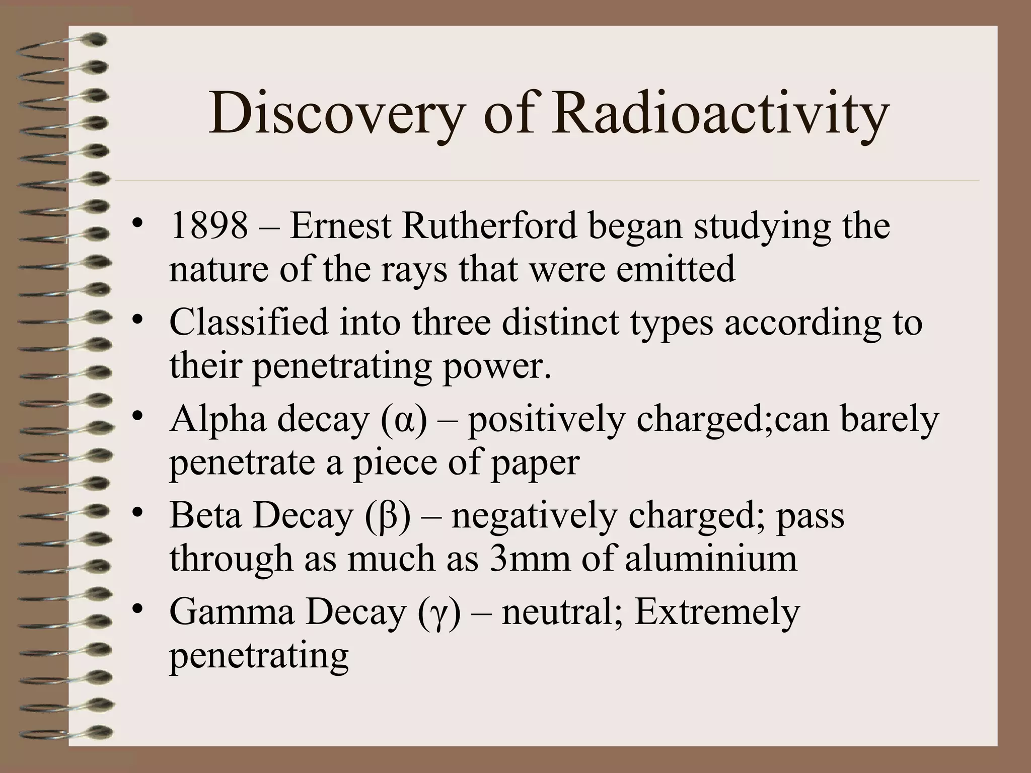 Radioactivity | PPT