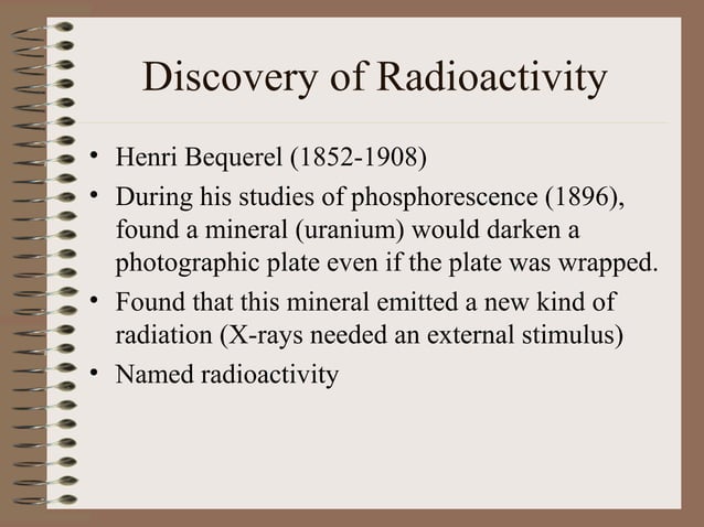 Radioactivity | PPT | Chemistry | Science