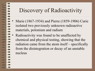 Radioactivity | PPT