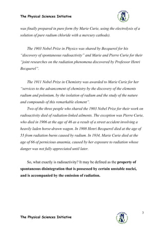 Radioactivity | PDF