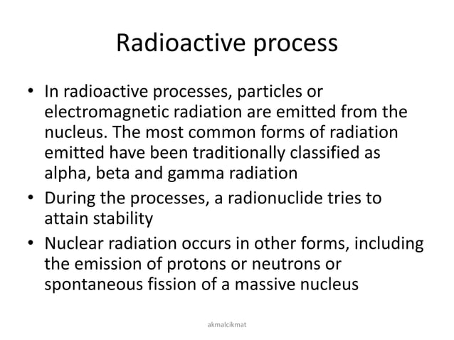 AS Level Physics' Radioactivity Presentation | PPTX