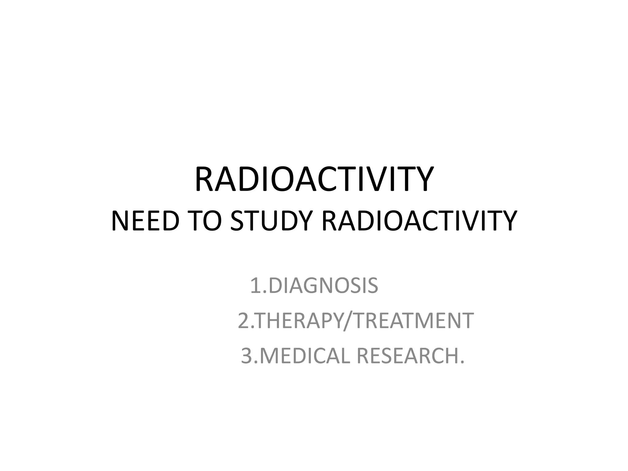 RADIOACTIVITY | PPTX