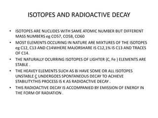 RADIOACTIVITY | PPTX