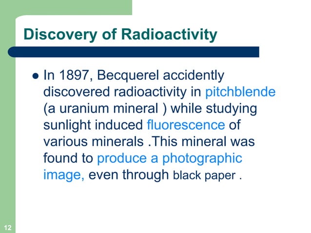 RADIOACTIVITY.ppt teath anatomu | PPT