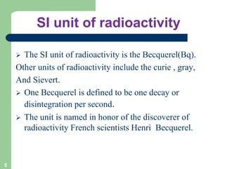 RADIOACTIVITY.ppt teath anatomu | PPT