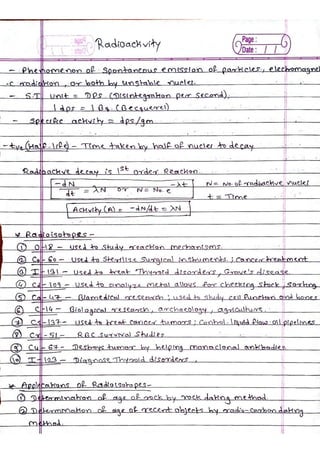 Radioactivity | PDF