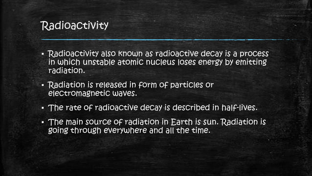 Radioactivity | PPT
