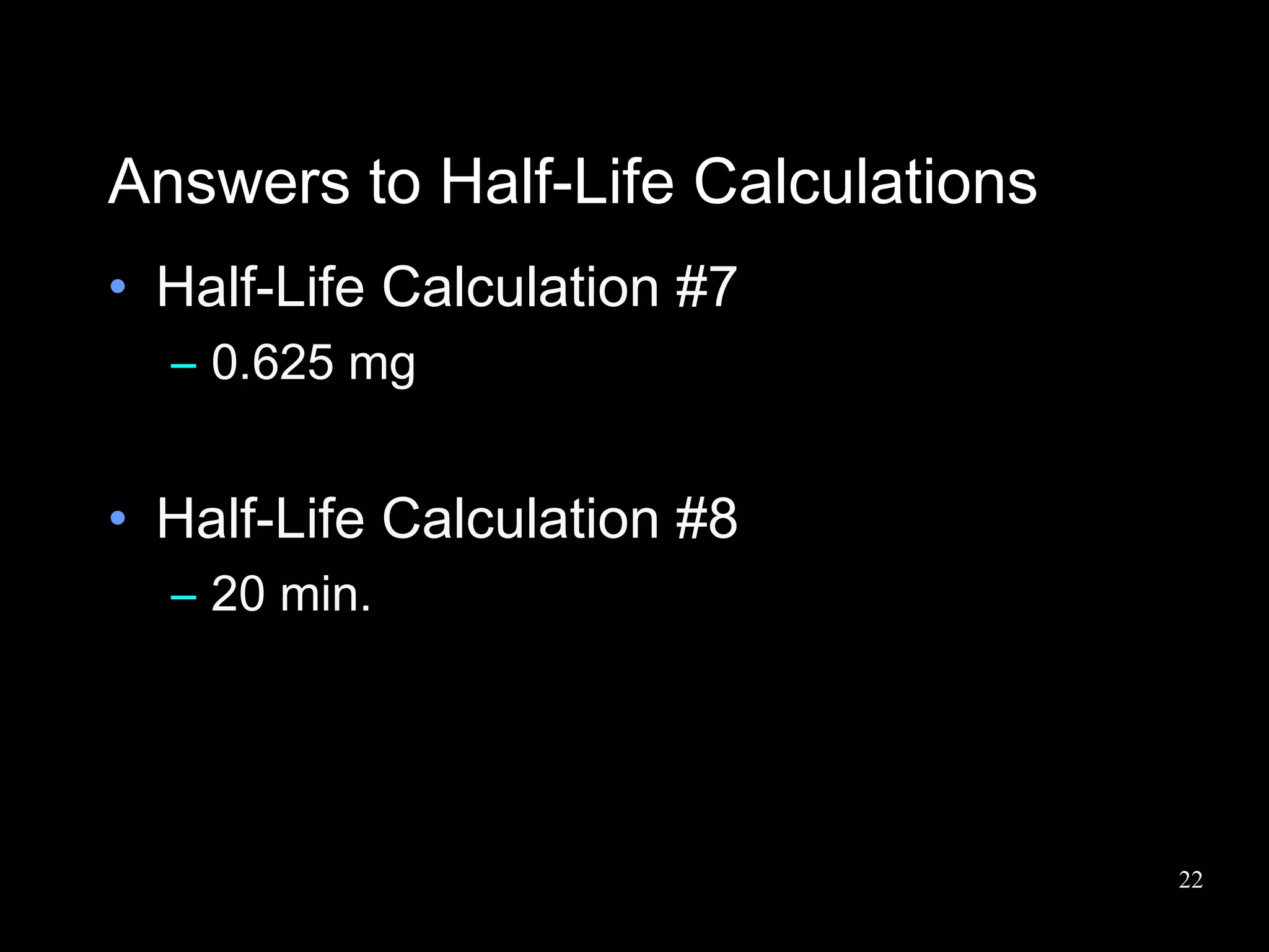 Radioactivity and half life | PPT