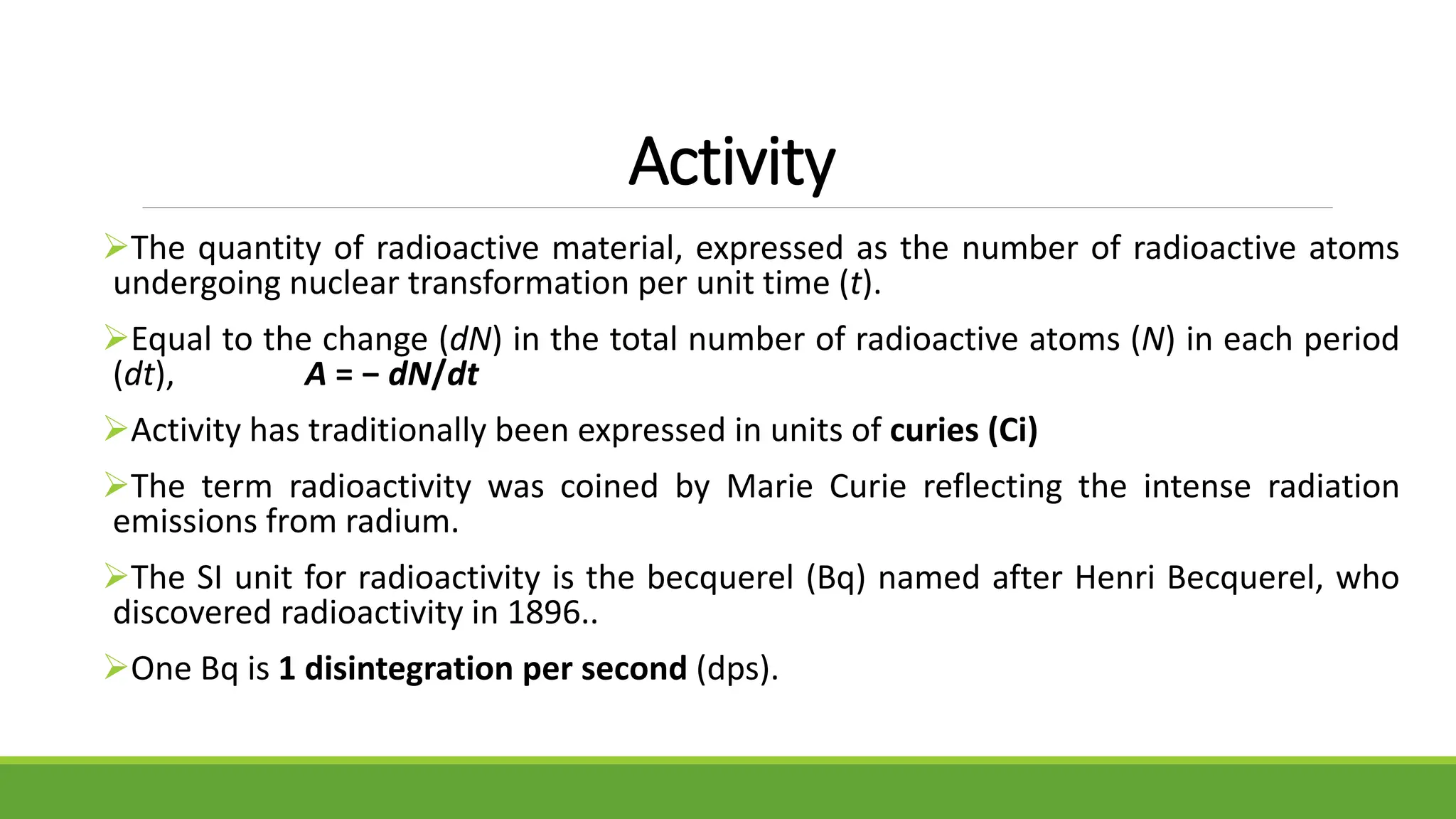Radioactivity and radiopharmaceutical in nuclear medicine.pptx