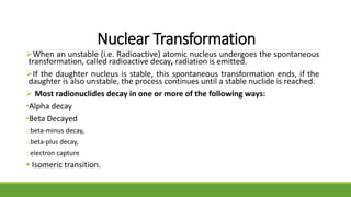 Radioactivity and radiopharmaceutical in nuclear medicine.pptx