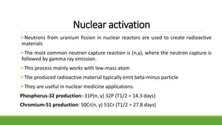 Radioactivity and radiopharmaceutical in nuclear medicine.pptx
