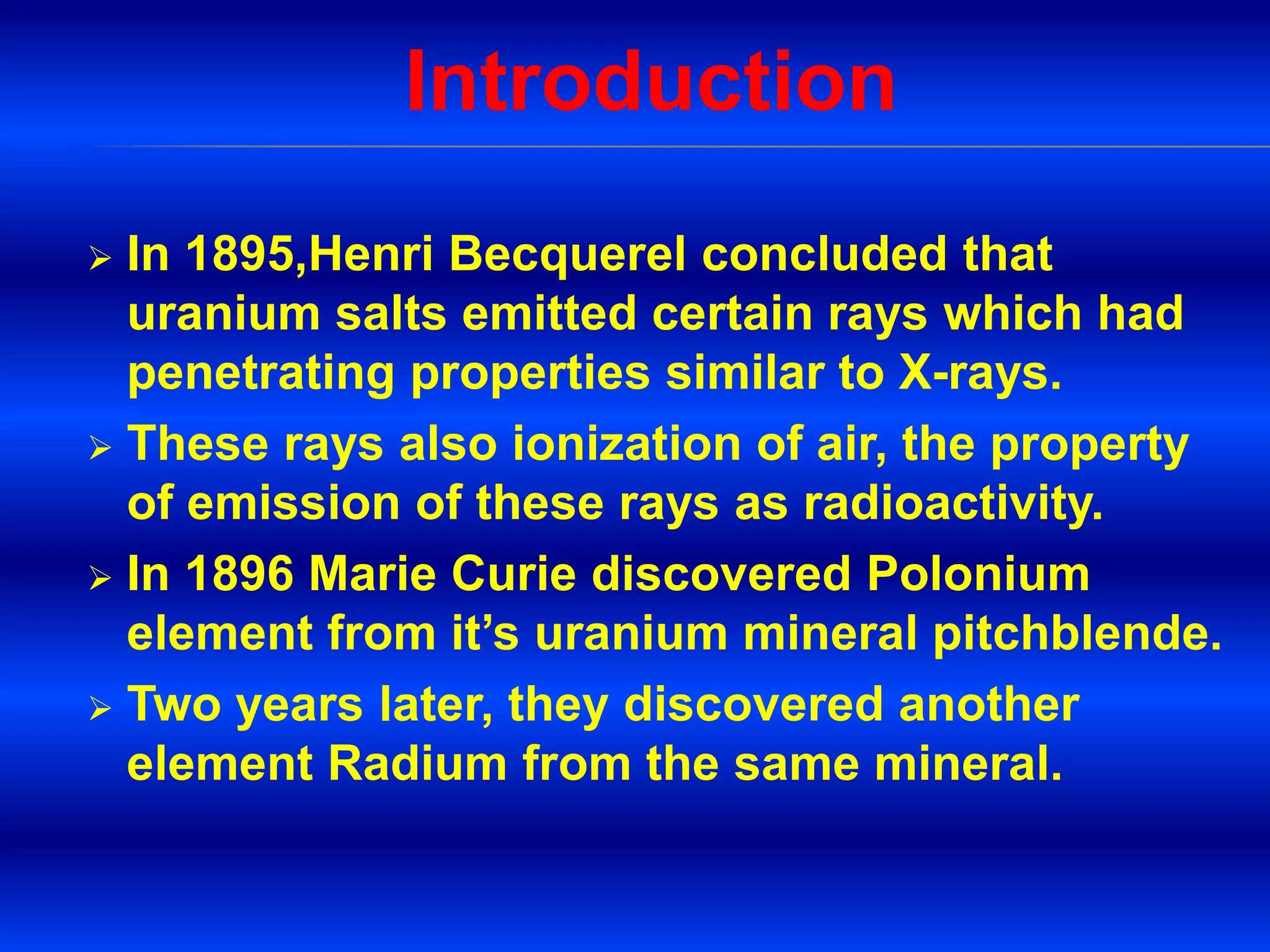 Radioactivity in chemistry | PPTX