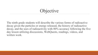 Radioactivity Edit | PPT
