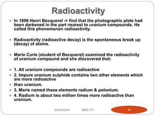 RADIOACTIVITY for Nuclear Chemistry Course.ppt