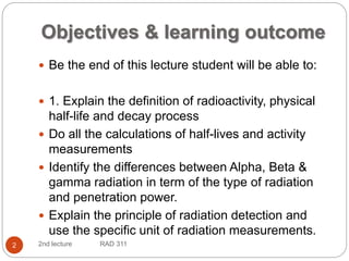 RADIOACTIVITY for Nuclear Chemistry Course.ppt