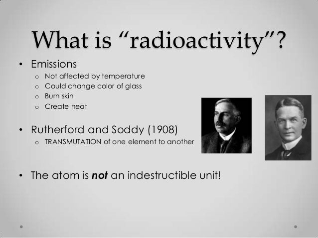 Brief History of Radioactivity