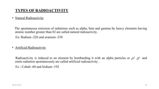 Radioactivity part 1 converted | PPT