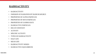 Radioactivity part 1 converted | PPT