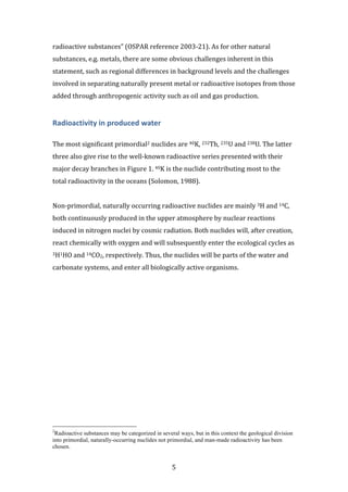 Radioactivity produced water | PDF