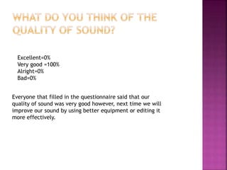 Radio advert feedback | PPT