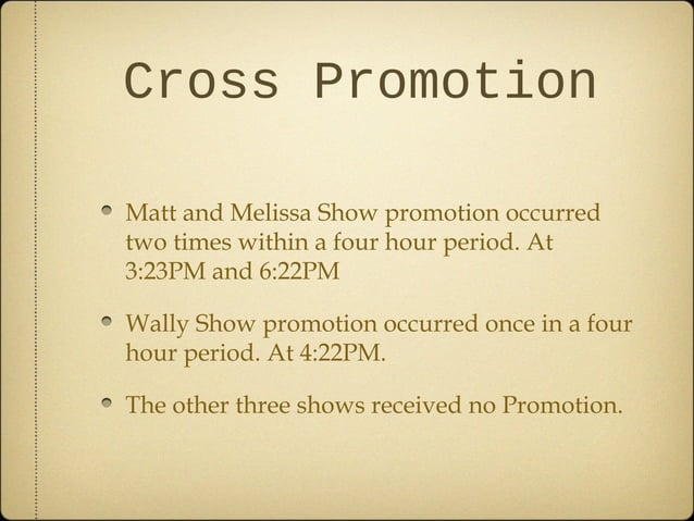 Radio analysis final | PPT