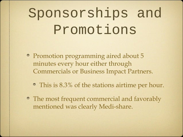 Radio analysis final | PPT