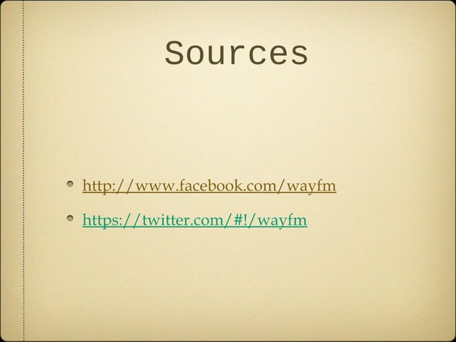 Radio analysis final | PPT