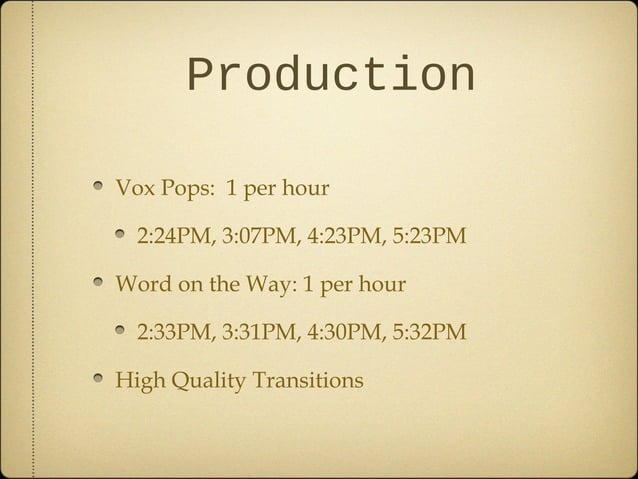 Radio analysis final | PPT